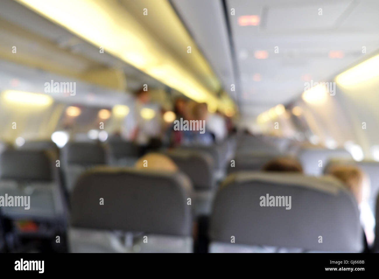 Interior design of passenger aircraft hi-res stock photography and ...