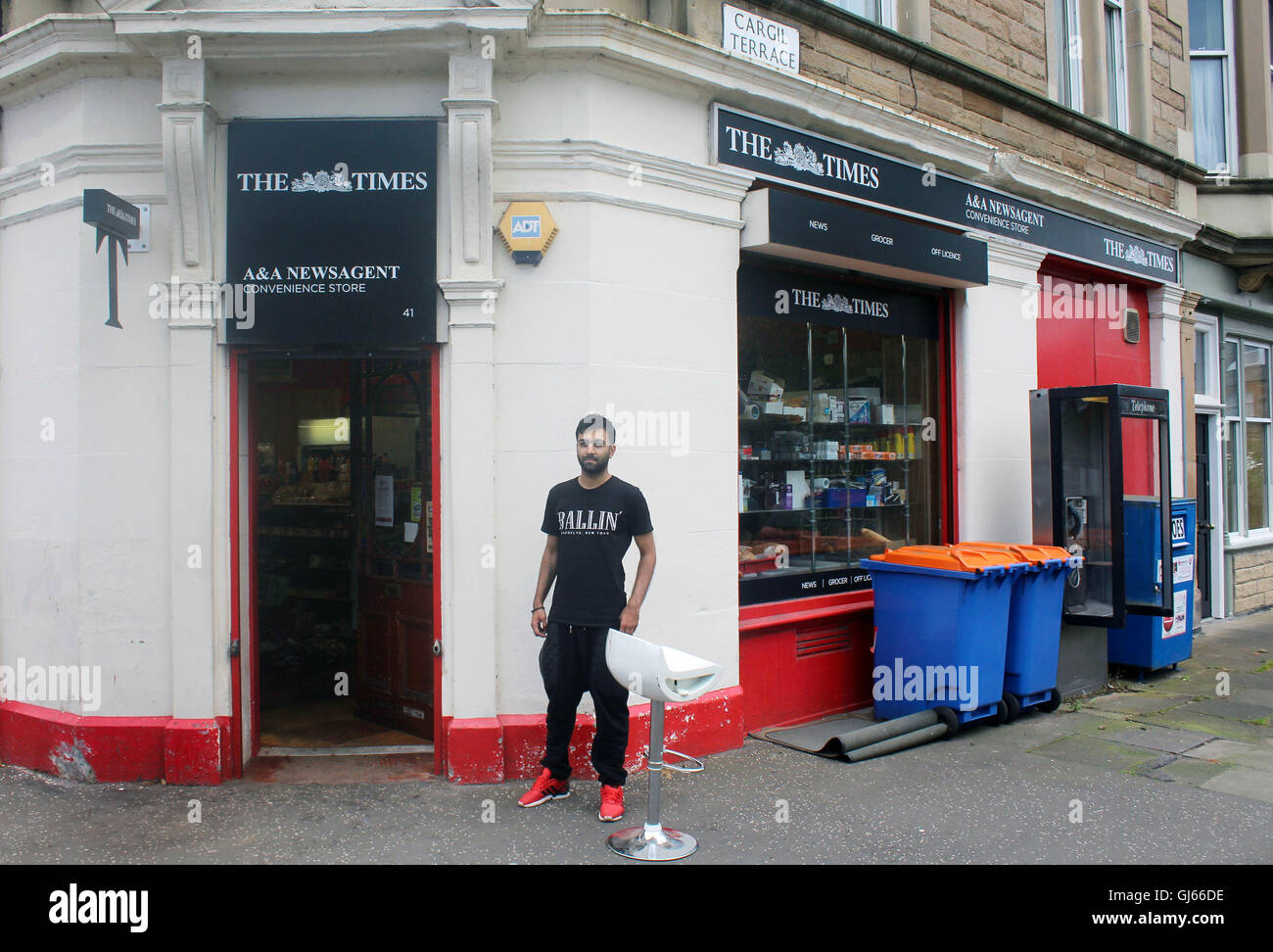 Zee Ahmed next to a blood stained stool his father Tahir Ahmed, 54, was ...