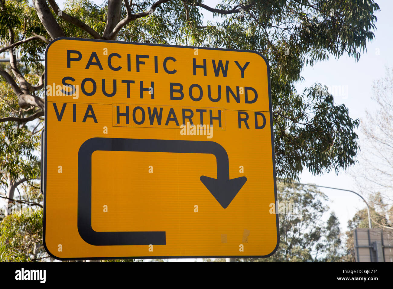 Sydney road sign hi-res stock photography and images - Alamy