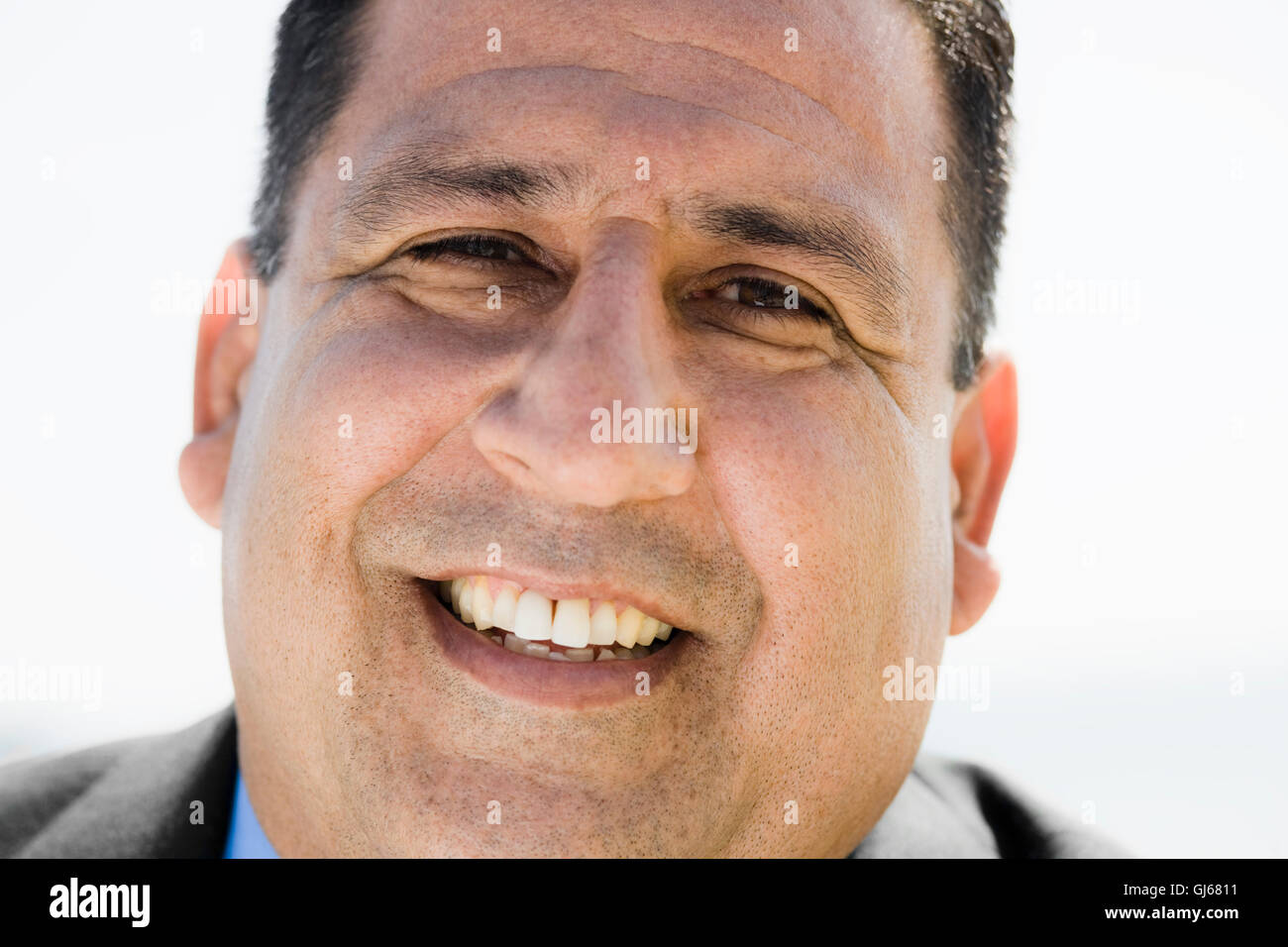 Portrait of Smiling Man Stock Photo - Alamy