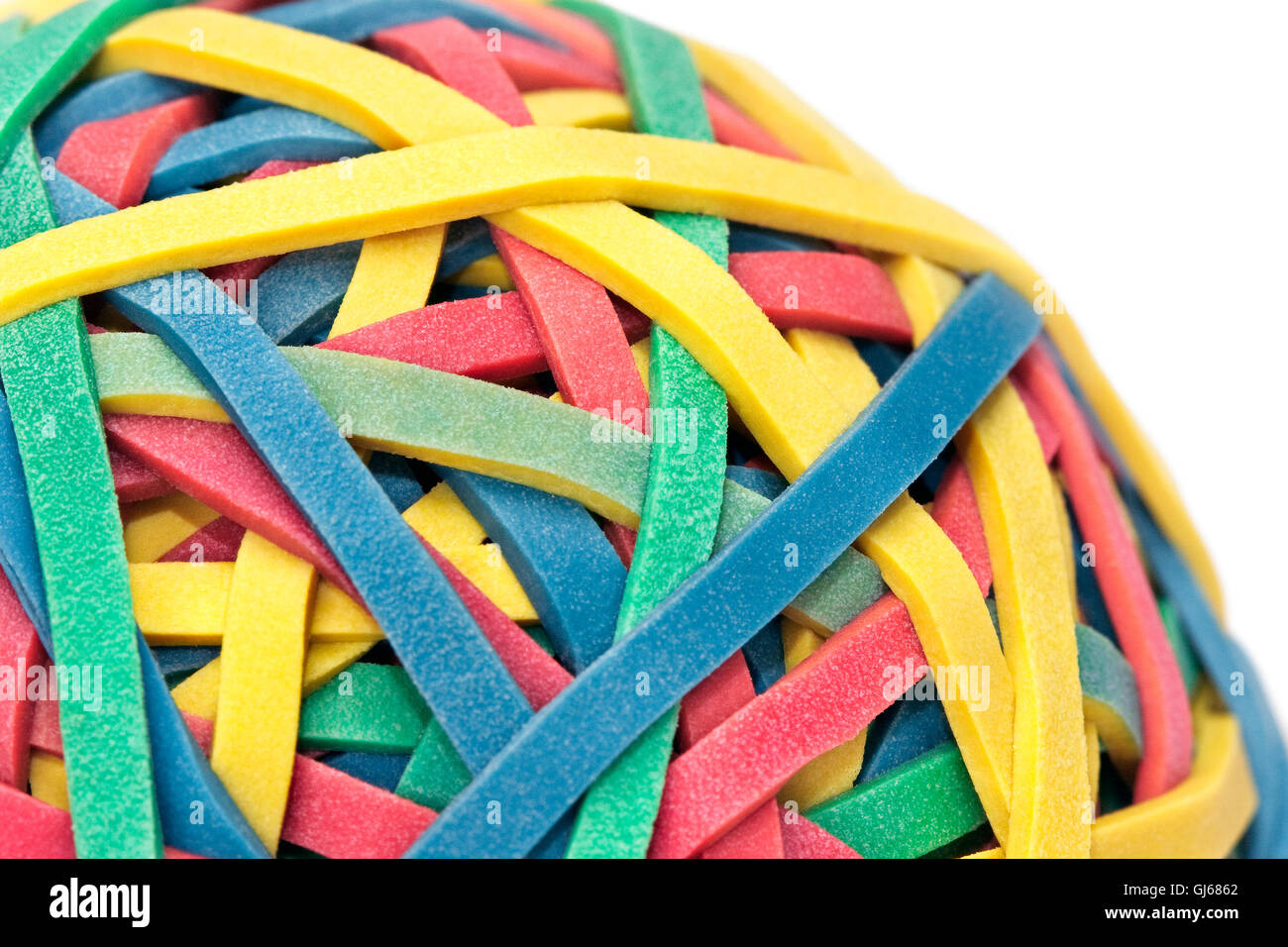 rubber band ball Stock Photo - Alamy