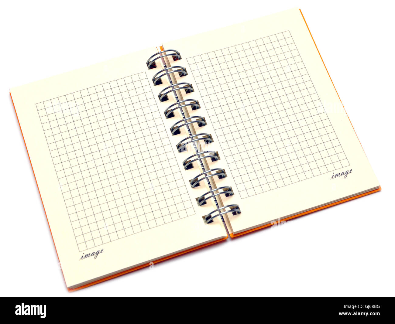 Open notebook checkered sheets hi-res stock photography and images - Alamy