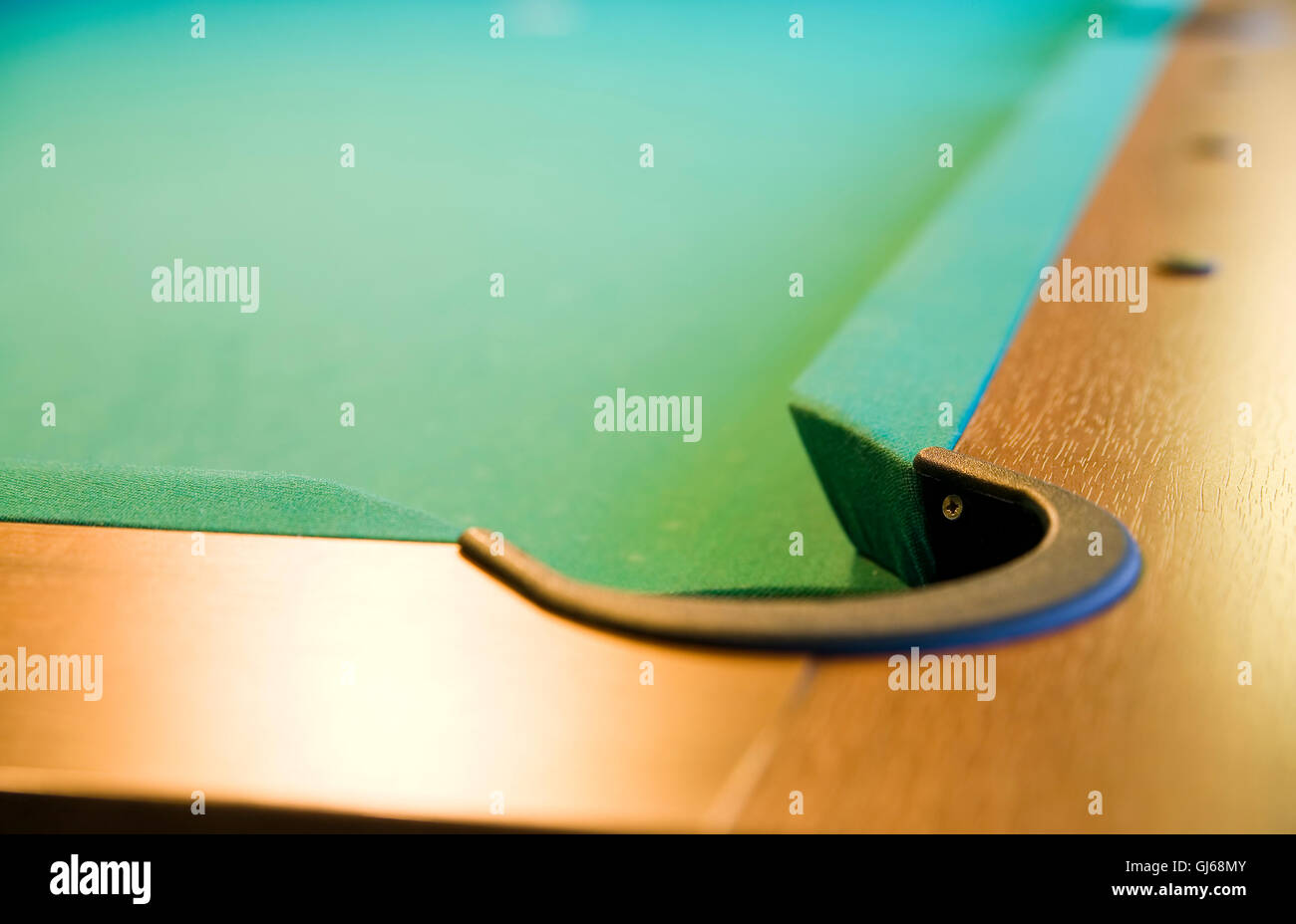 corner of pool table Stock Photo - Alamy