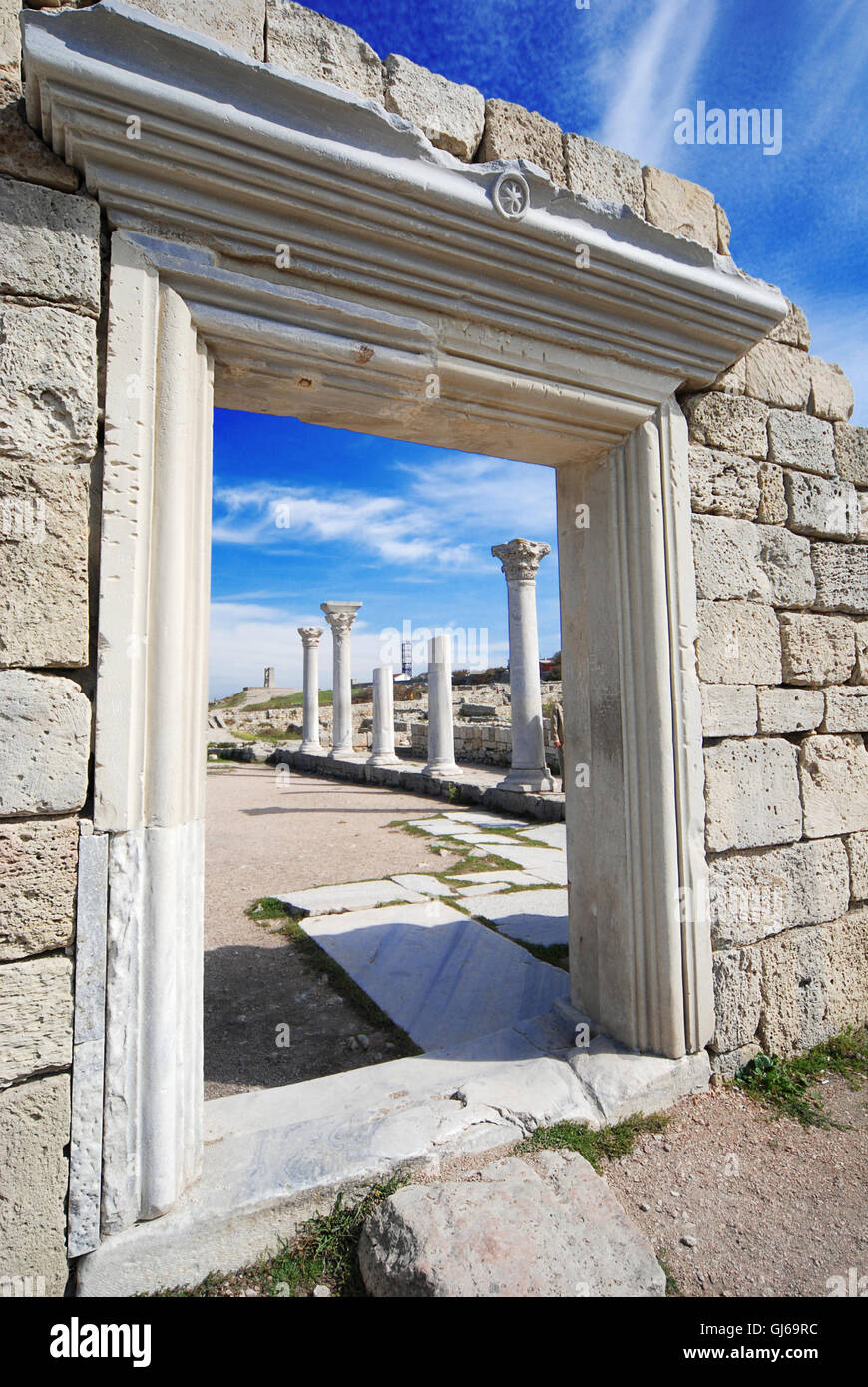 ancient ruins in sevastopol Stock Photo - Alamy