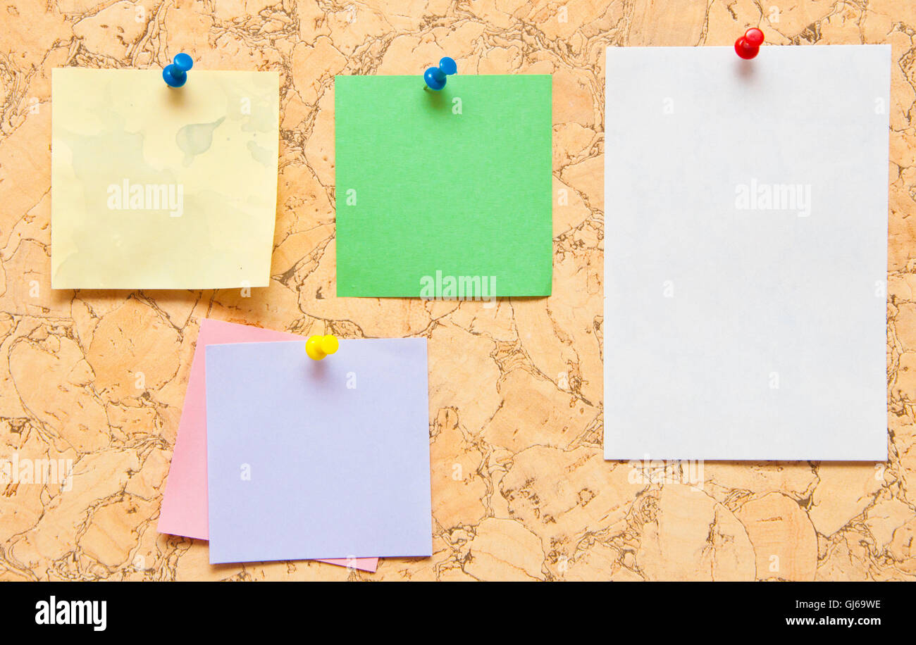 color sticky notes Stock Photo - Alamy
