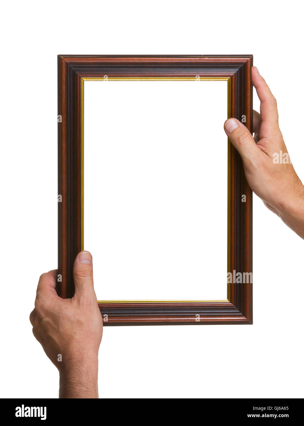 Photo Frame in the hands Stock Photo - Alamy