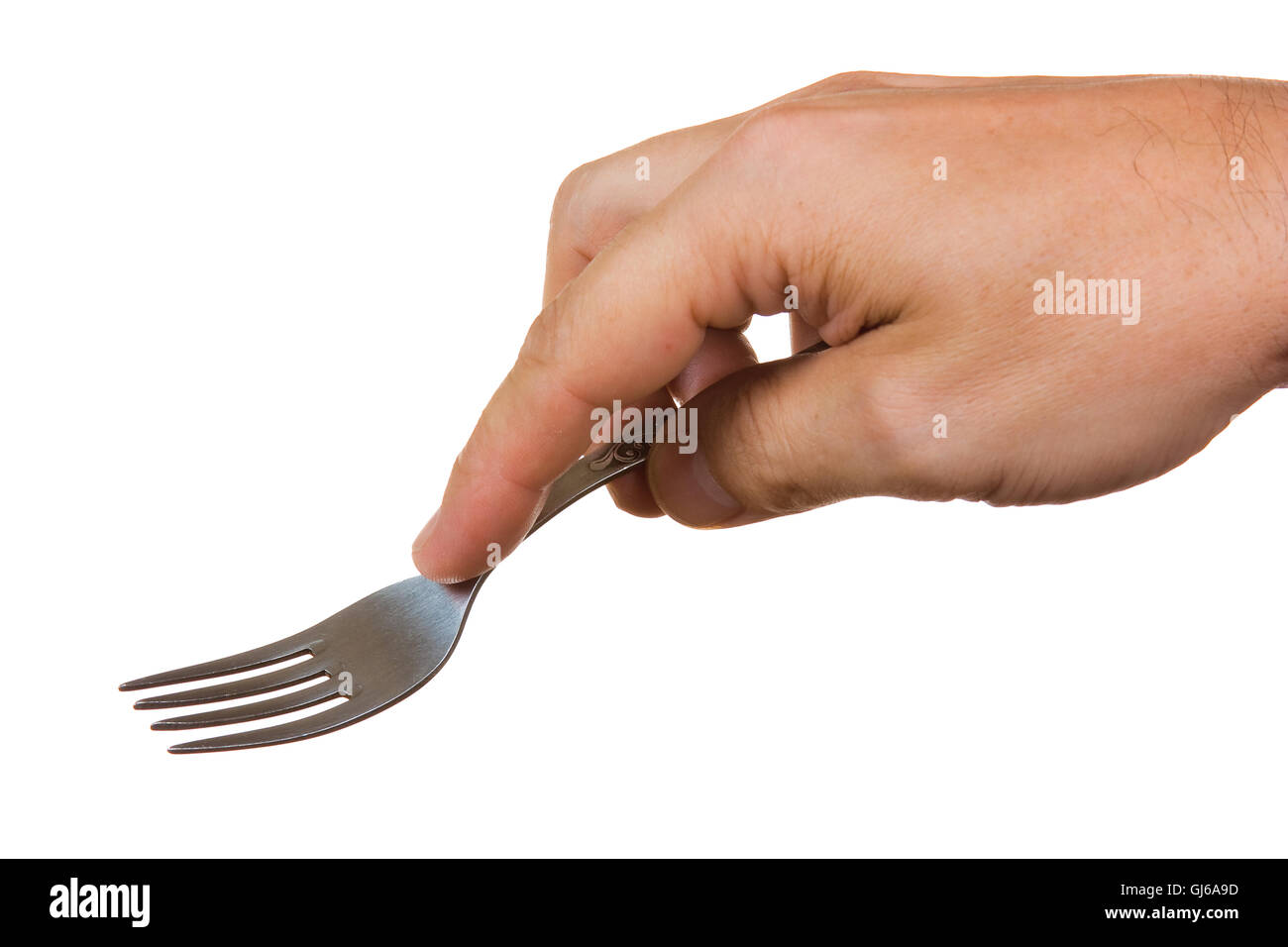 fork in hand Stock Photo - Alamy