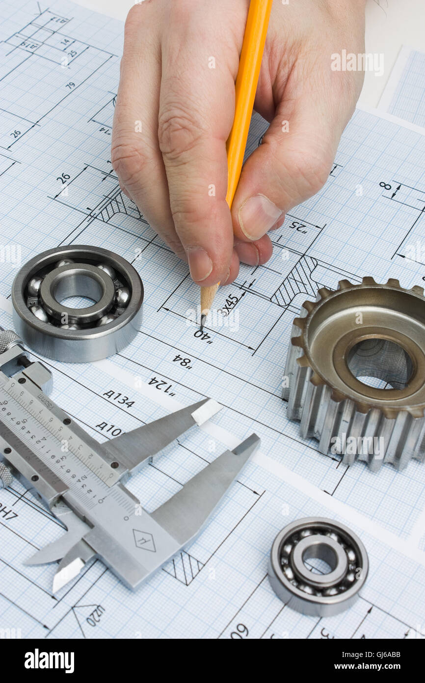 tools and mechanisms detail Stock Photo - Alamy