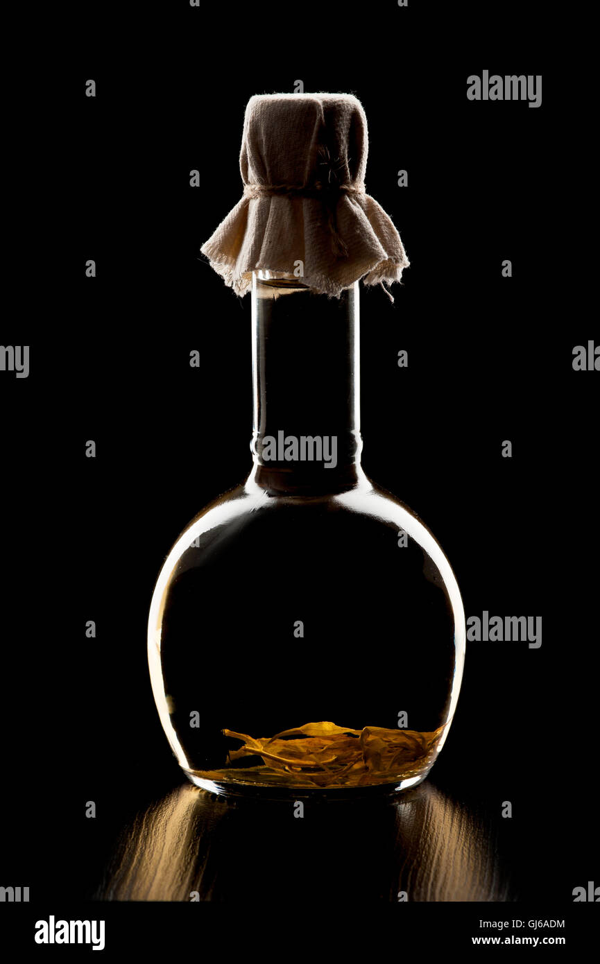Bottle of vegetable oil Stock Photo - Alamy