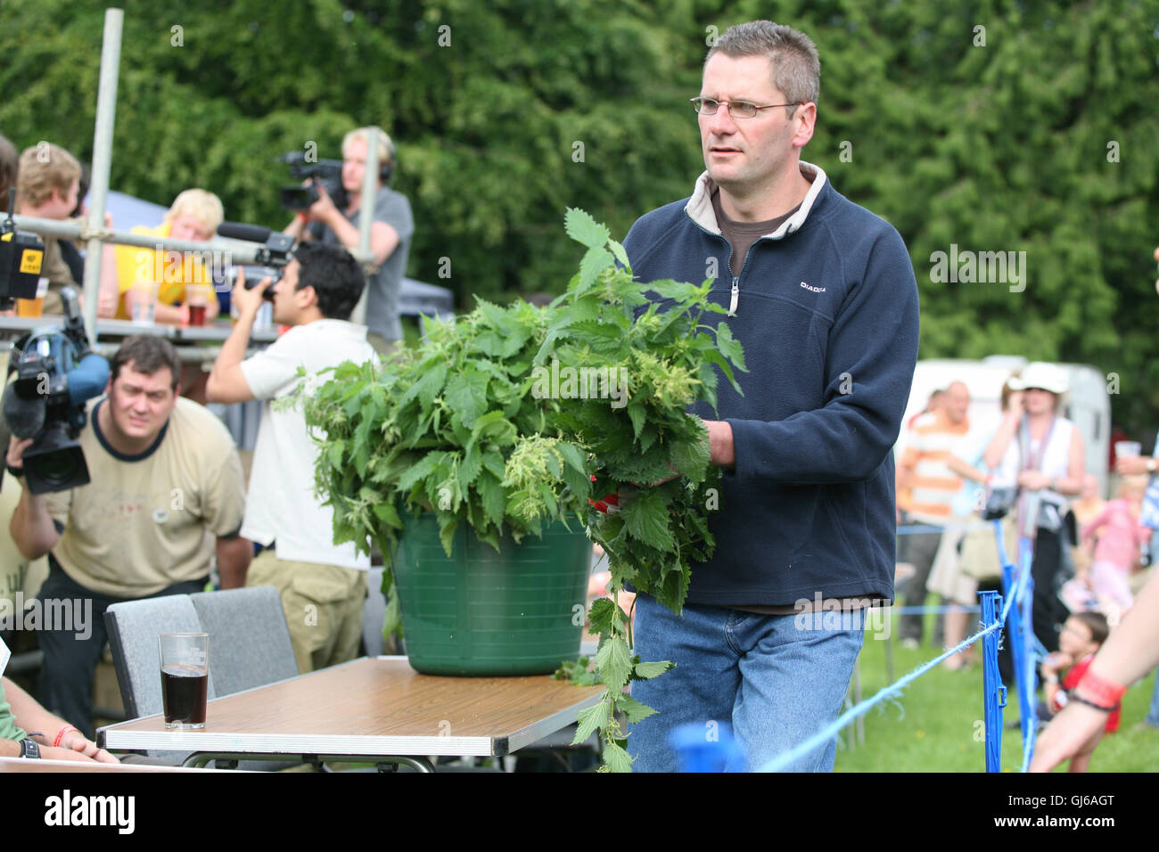 At the World Stinging Nettle Eating Championship and Beer Festival ...