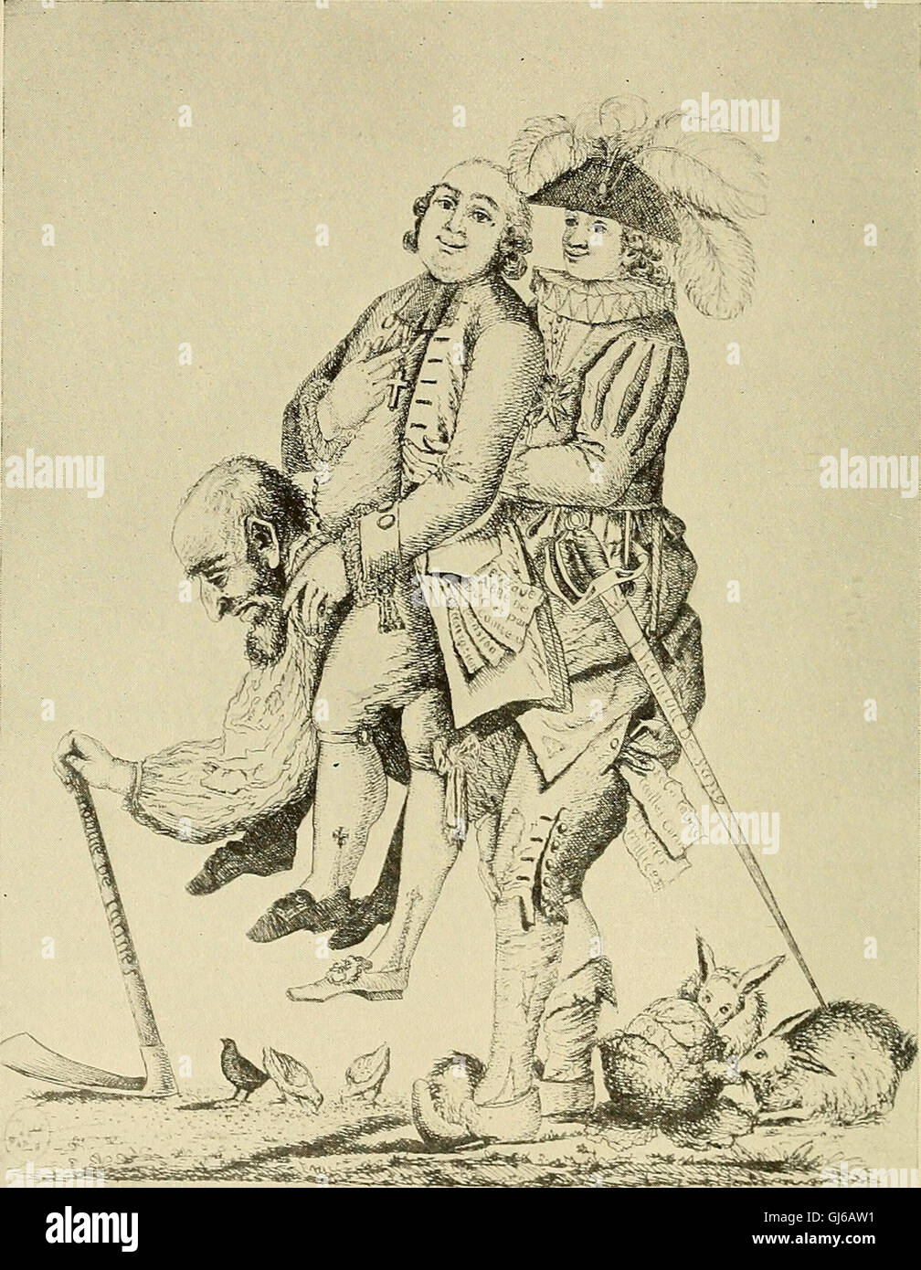 Symbol and satire in the French Revolution (1912 Stock Photo - Alamy