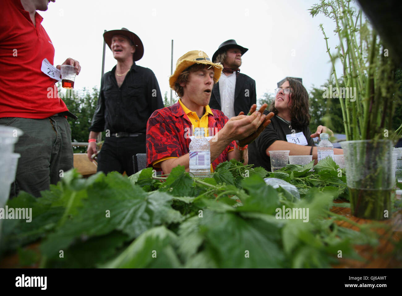 World nettle eating championship hi-res stock photography and images ...