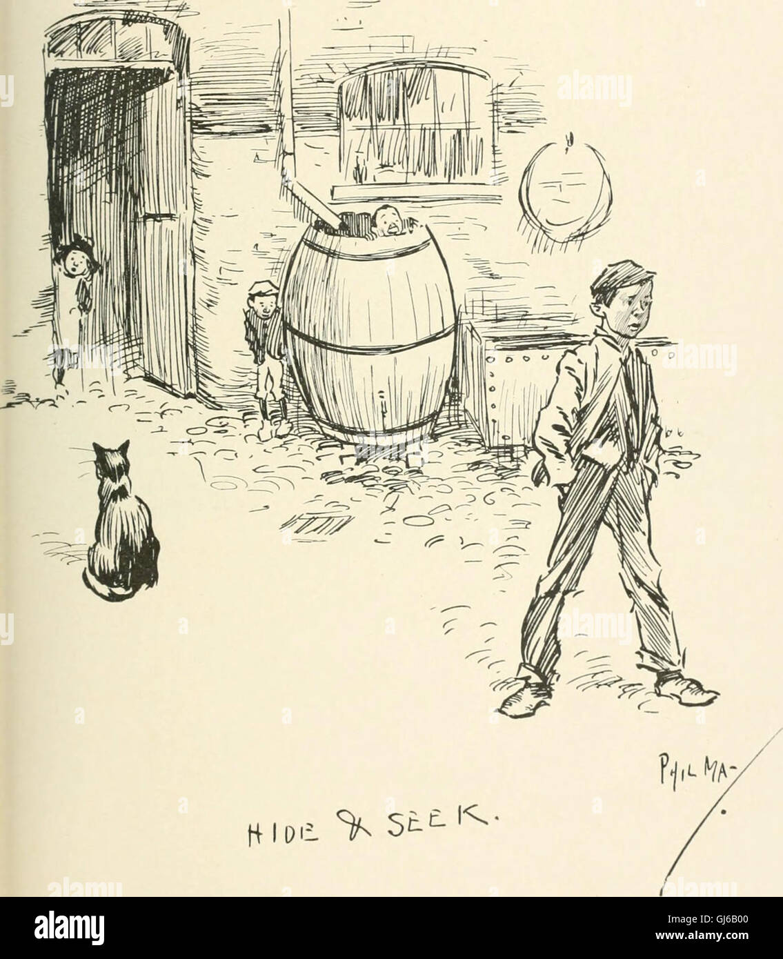 This 1896 collection by Phil May features fifty sketches of street ...