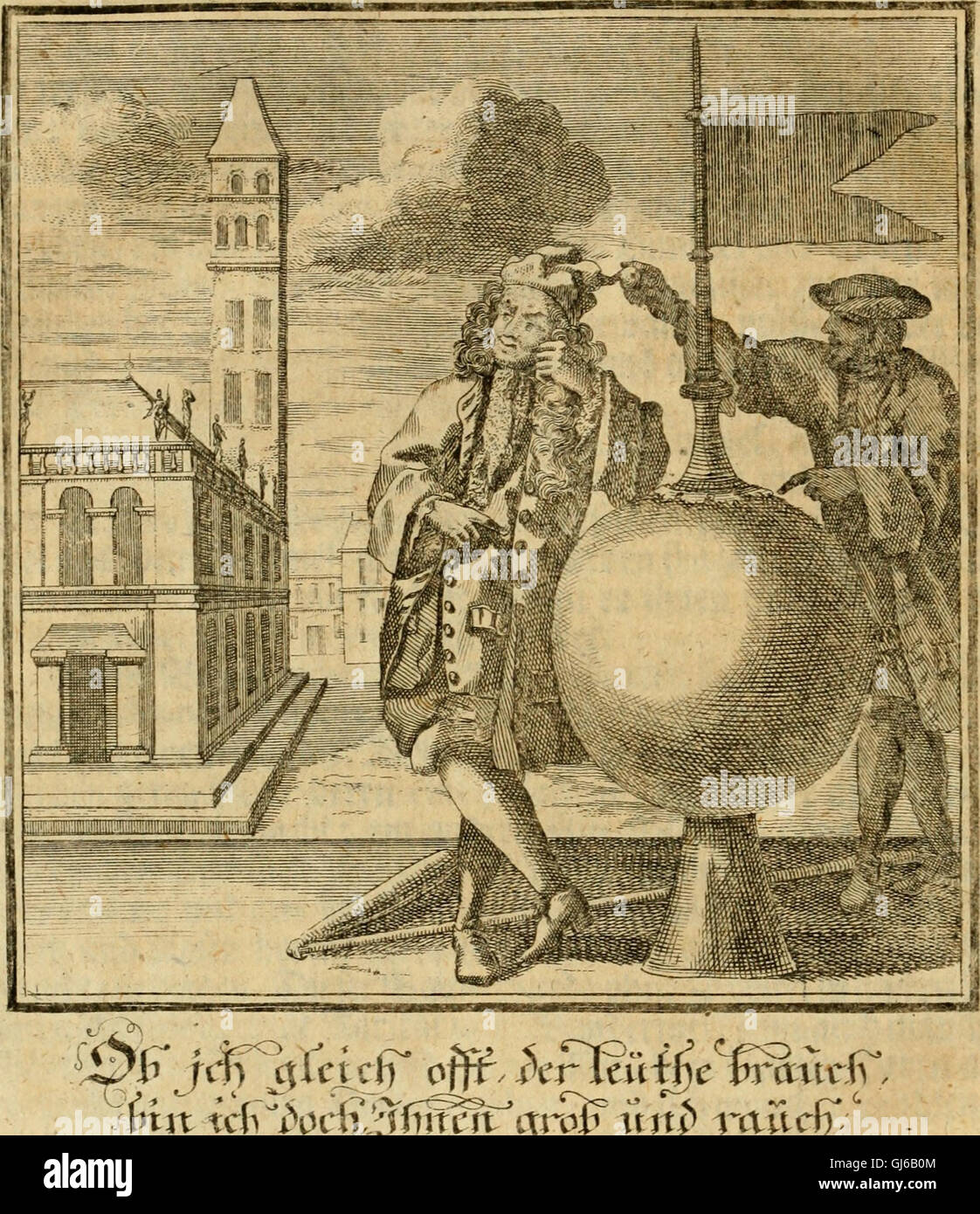 A satirical 17th-century German book featuring one hundred engraved ...