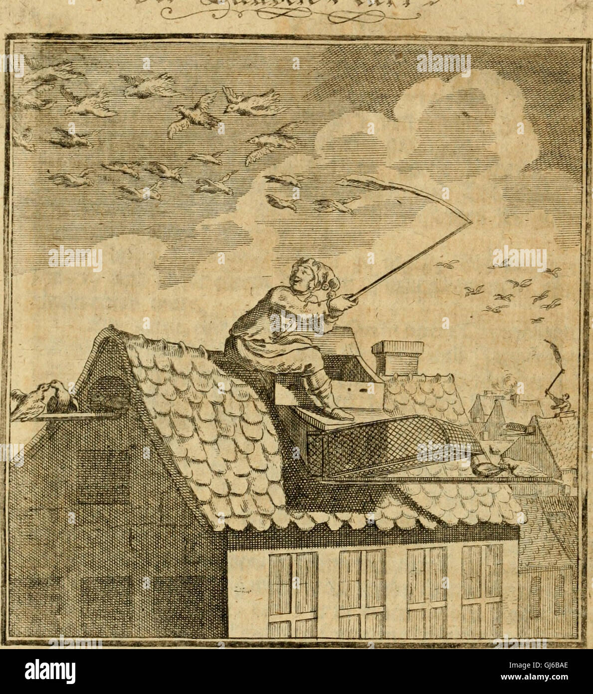 A satirical 17th-century work humorously depicting one hundred absurd ...
