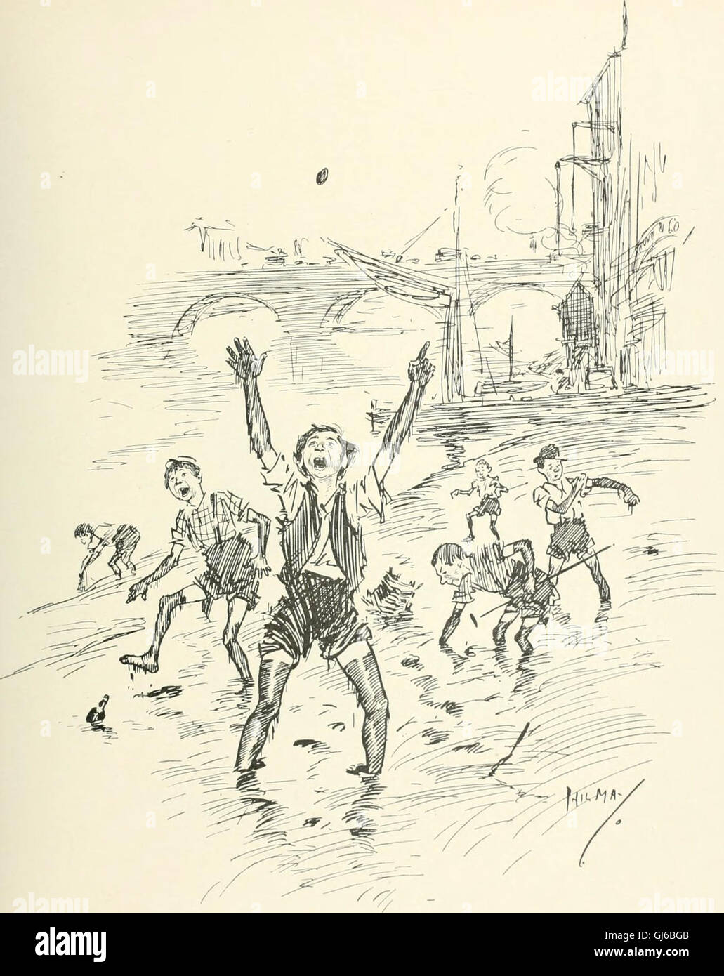 'Phil May’s Gutter-Snipes' (1896) showcases 50 original pen-and-ink ...