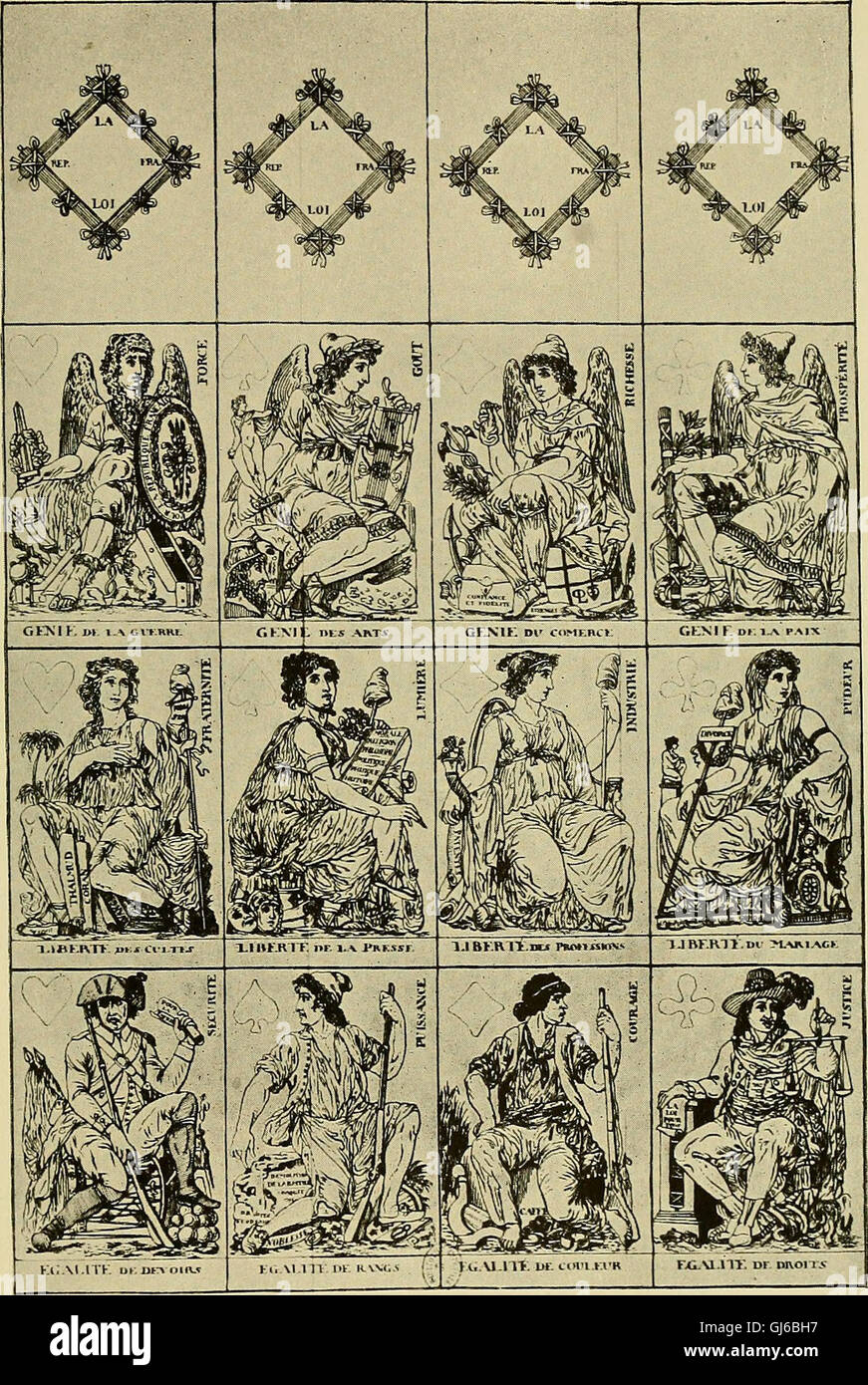 Symbol and satire in the French Revolution (1912 Stock Photo - Alamy