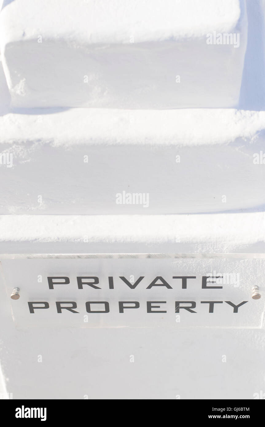 Private steps sign hi-res stock photography and images - Alamy