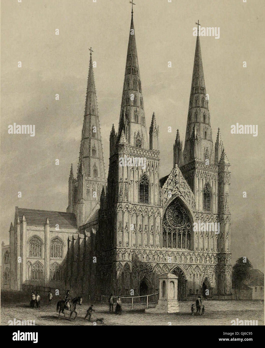 This 1836 work by Winkles features architectural and picturesque ...