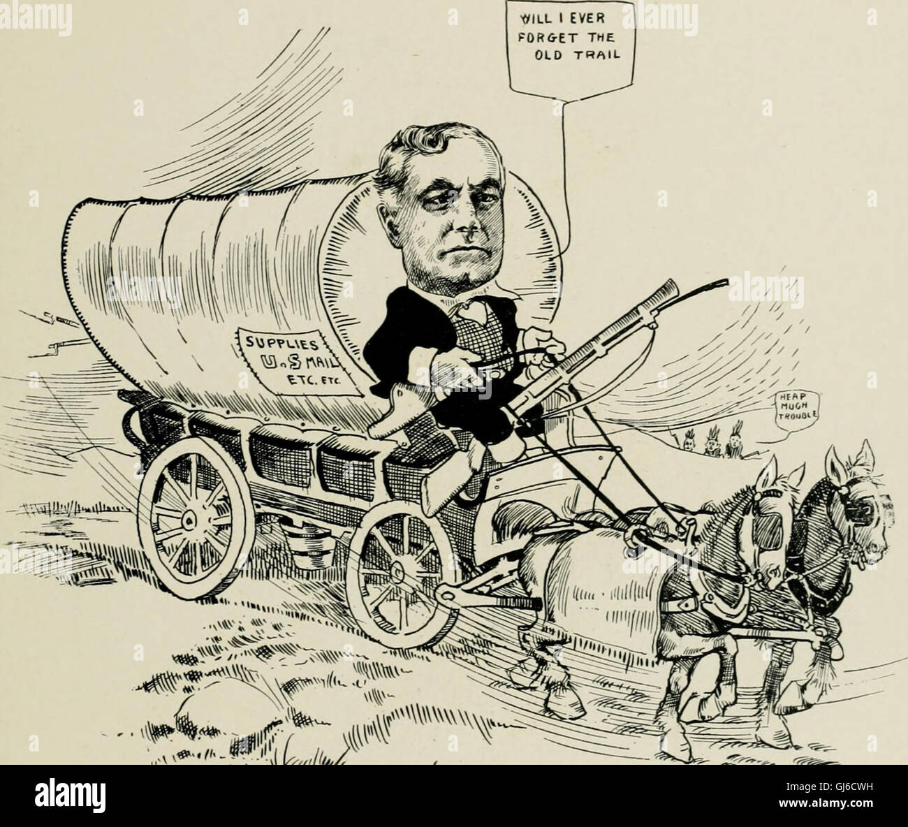 This 1900 collection presents satirical cartoons and caricatures of Los ...