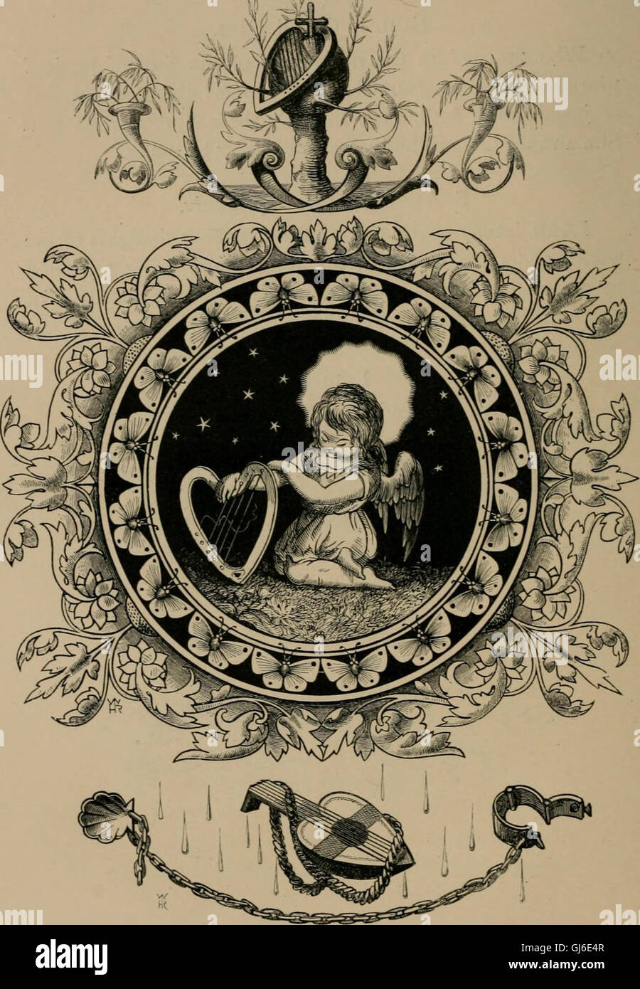 Quarles' emblems (1861 Stock Photo - Alamy