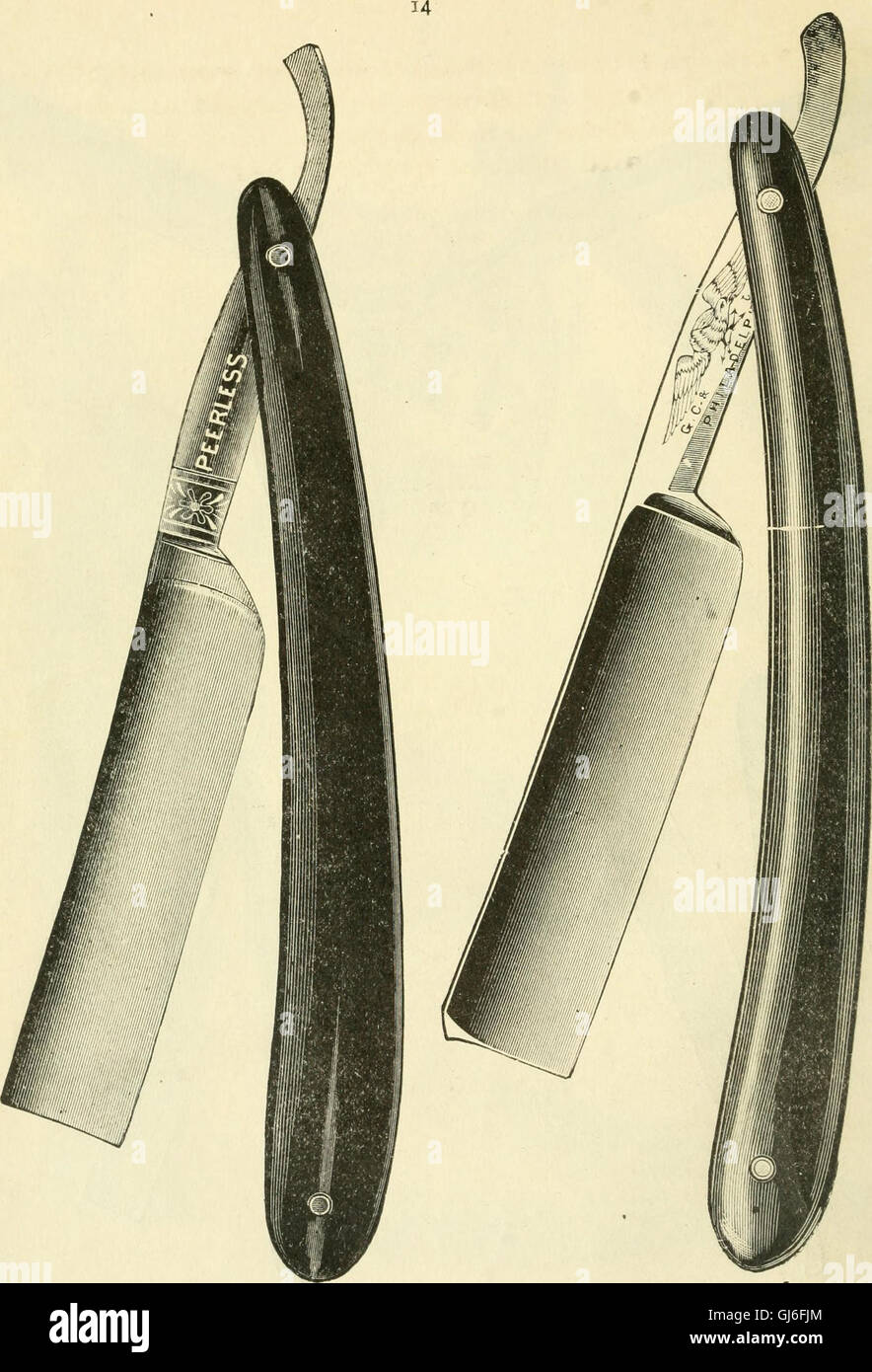 This 1895 essay discusses the different tools used by barbers ...