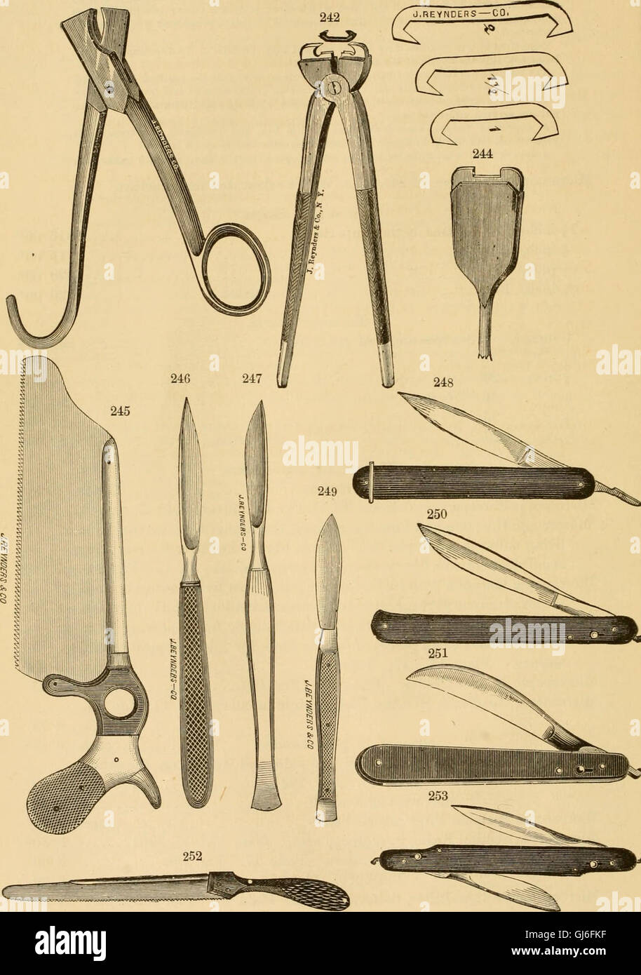 Illustrated alphabetical register of veterinary instruments, anatomical ...