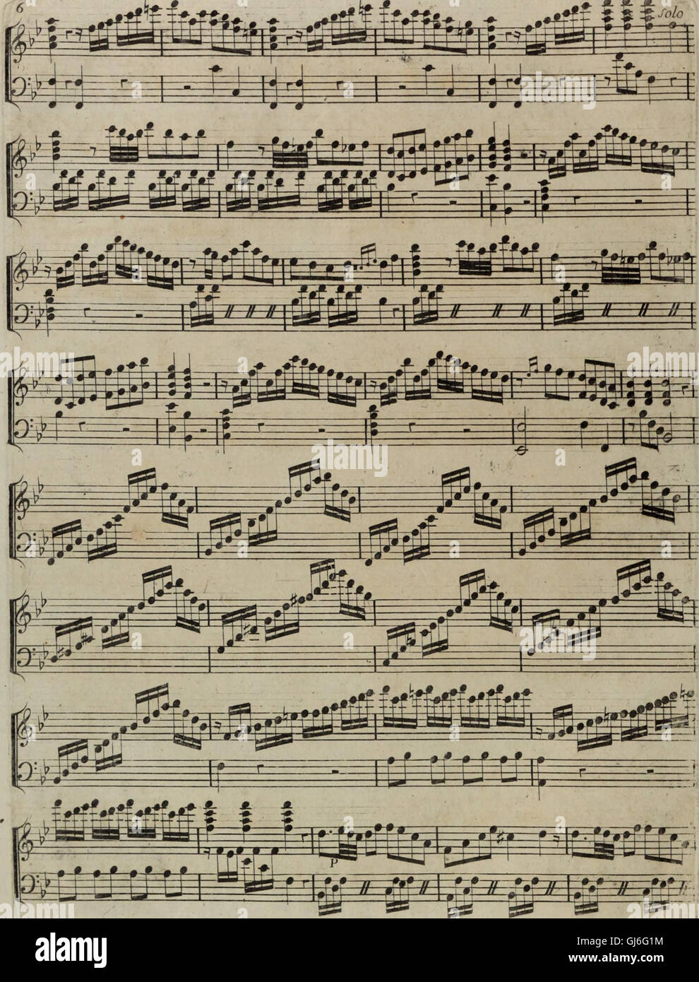 This 1775 concerto for harp, two violins, viola, and basso continuo ...