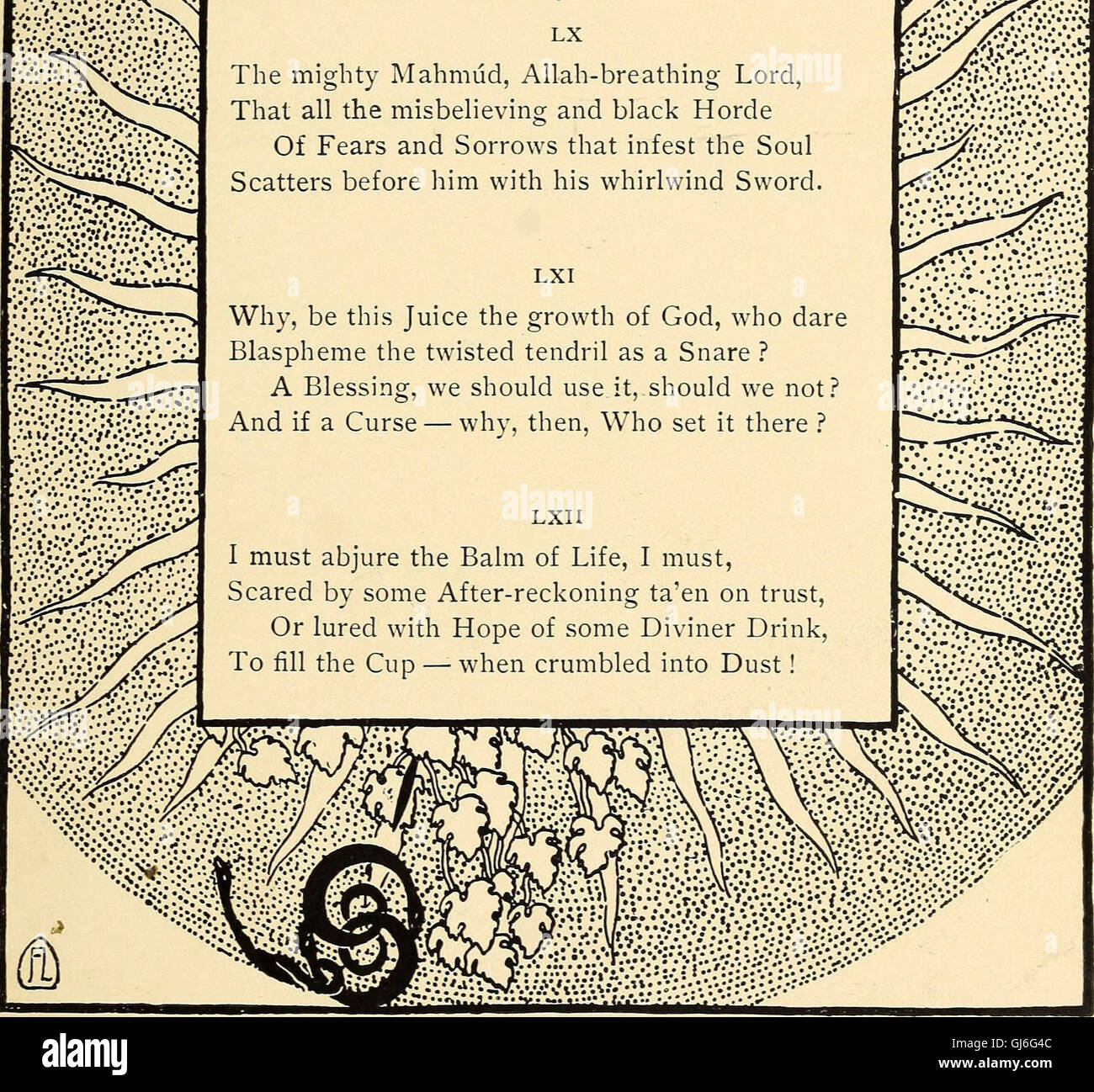 A 1900 edition of Omar Khayyám's Rubáiyát, a collection of poetry ...