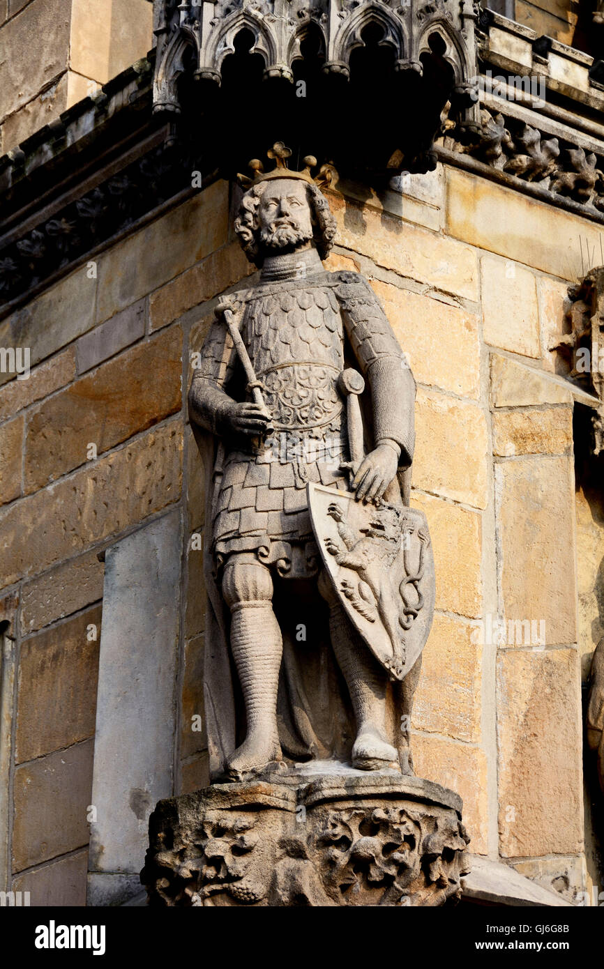 Poland, figure on the cathedral of Wroclaw Stock Photo - Alamy