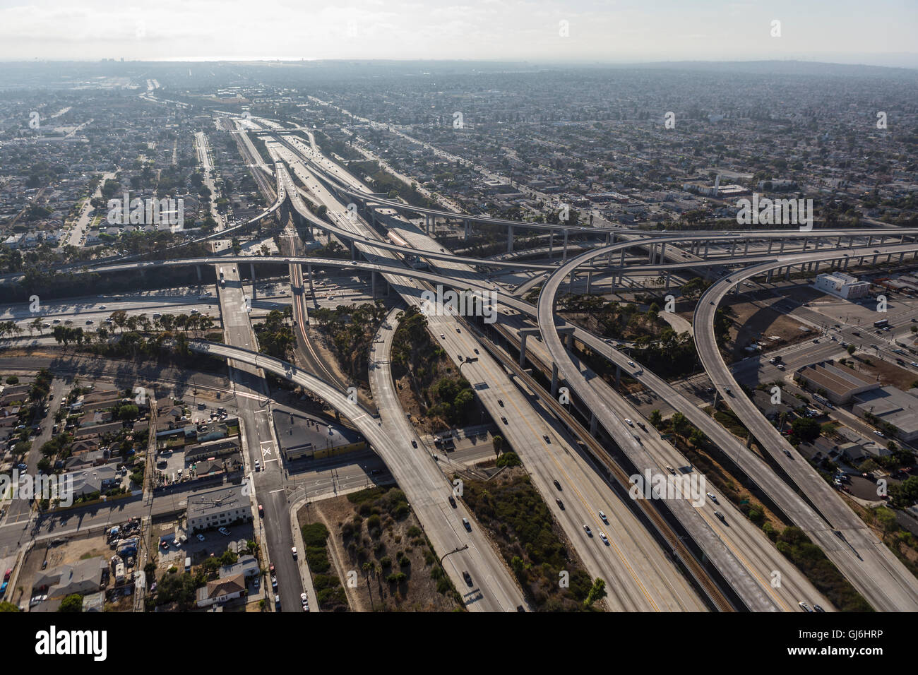105 110 freeway interchange hi-res stock photography and images - Alamy