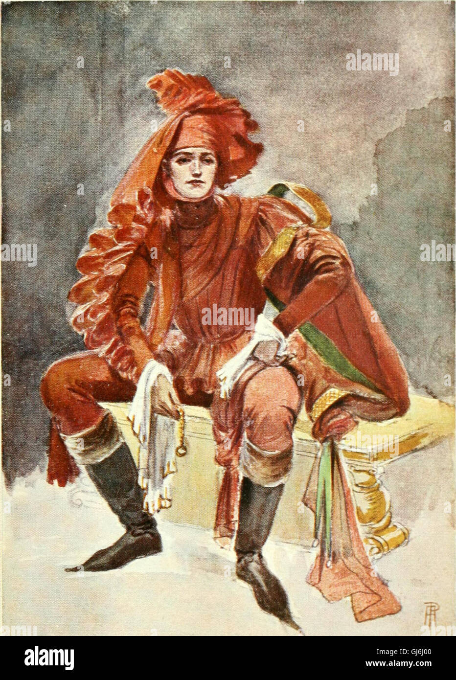 This 1906 publication explores various types of costumes, including ...