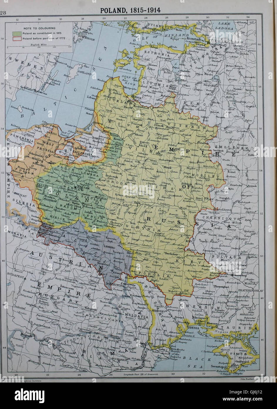 This 1915 atlas covers the major historical events and changes in ...