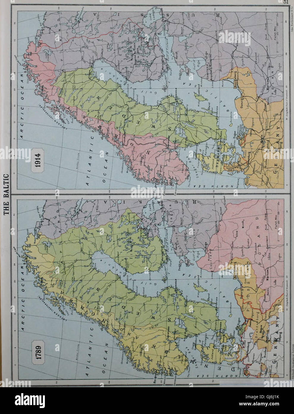 The 1915 Historical Atlas of Modern Europe covers European history from ...