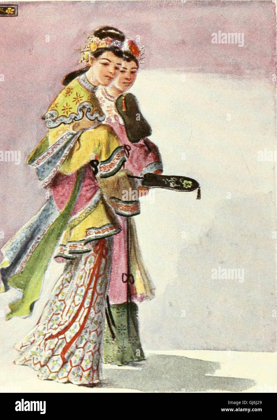 This 1906 book covers various styles of costume design, including ...