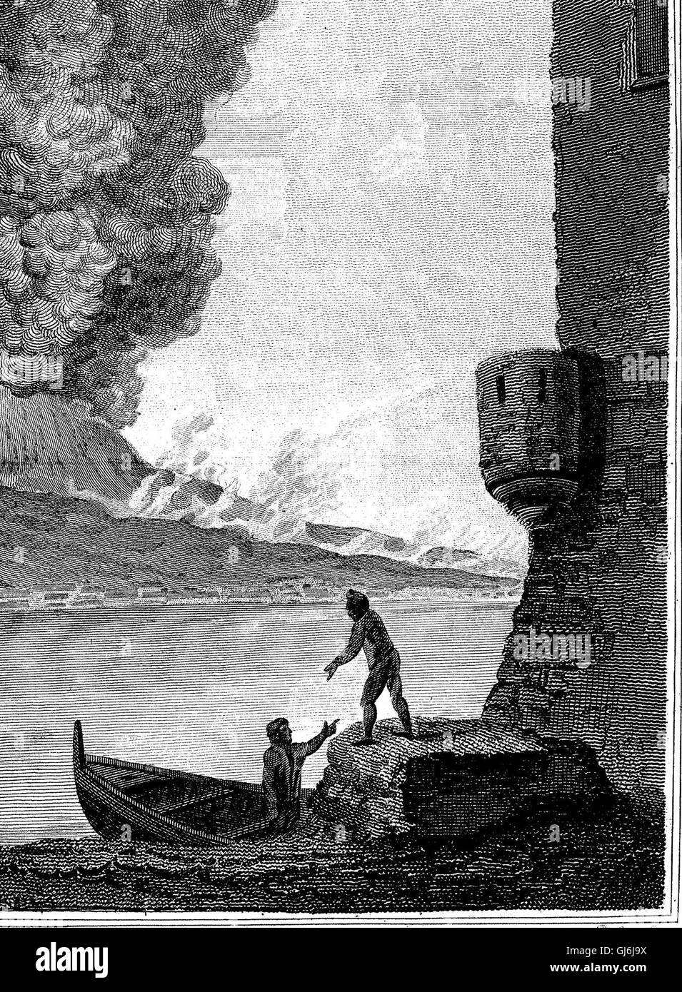 Mount vesuvius eruption map hi-res stock photography and images - Alamy