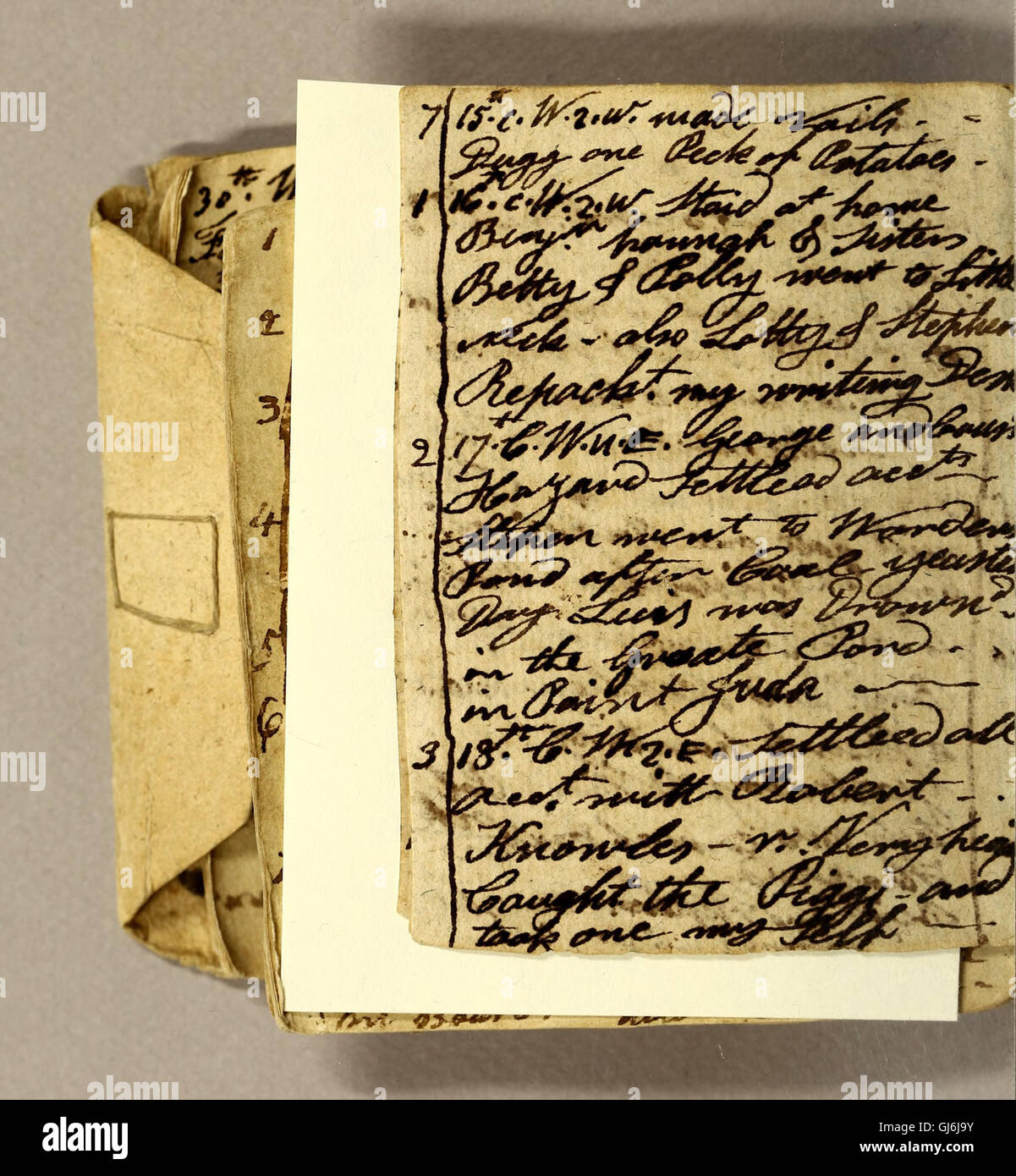 This incomplete diary offers personal reflections and accounts from ...