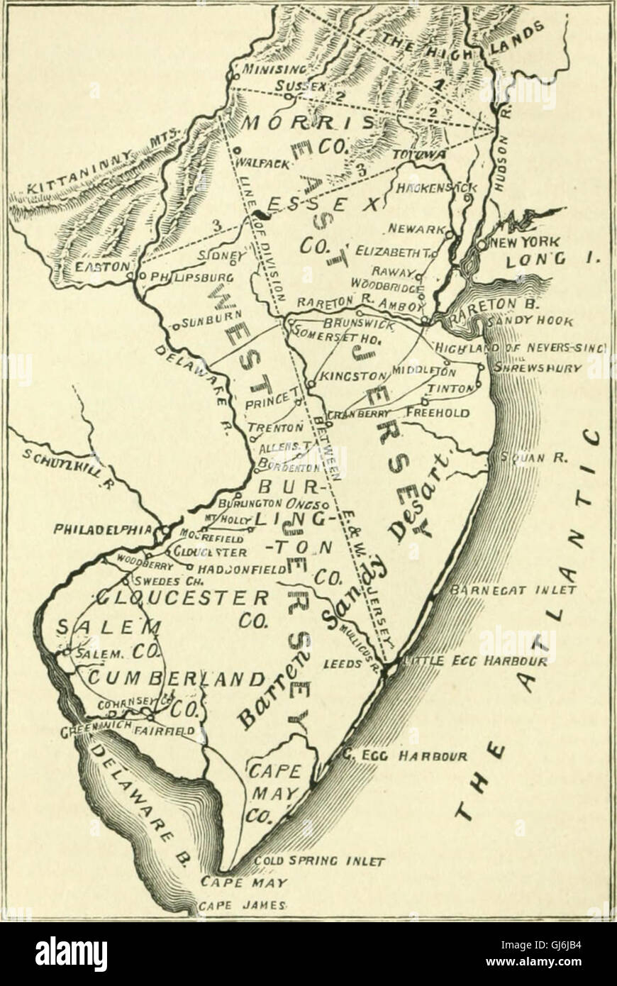 The 1868 publication presents a historical overview of New Jersey ...