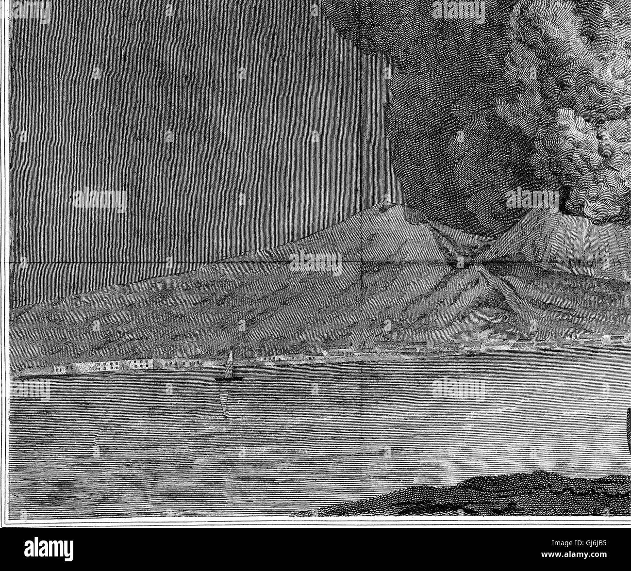 This 1795 letter details the eruption of Mount Vesuvius, providing ...