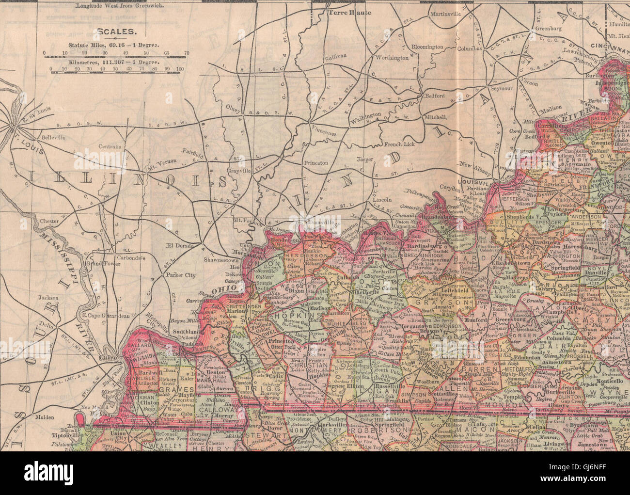 Portfolio of maps of Spofford's new cabinet cyclopaedia - containing ...