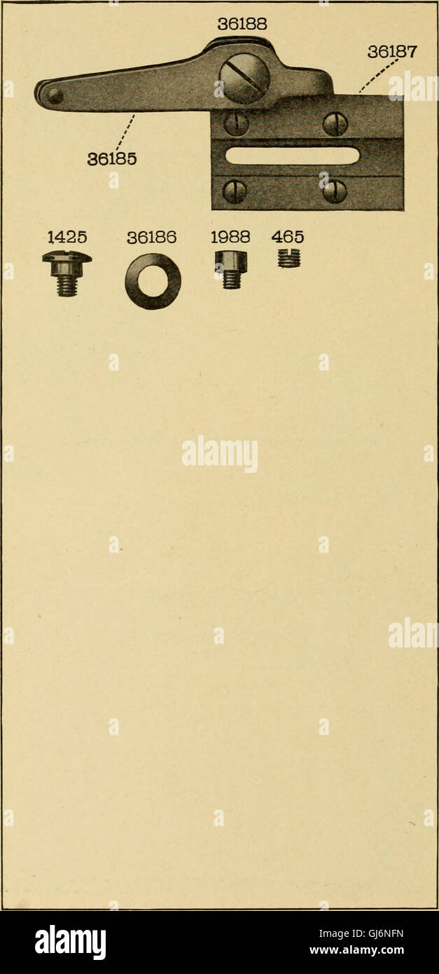 This document lists various parts for machines numbered 44-1 to 44-75 ...