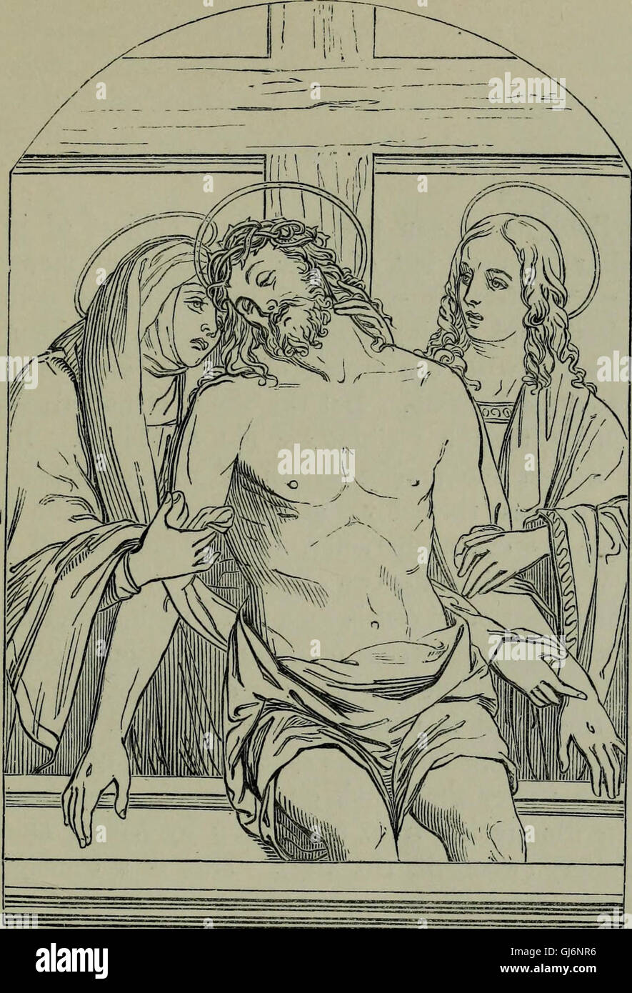 This 1872 work discusses the depiction of Jesus Christ and key Biblical ...