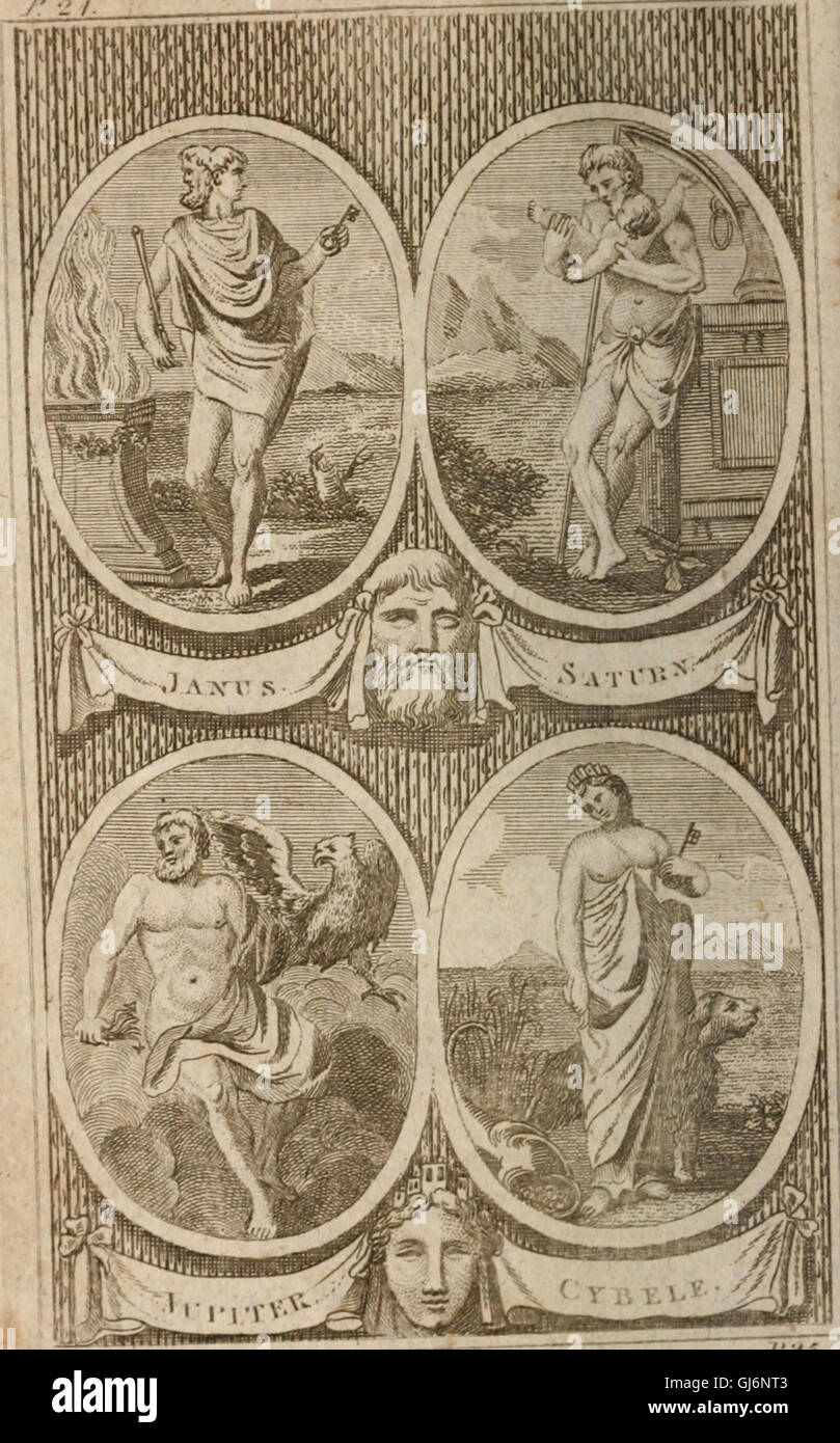A 1809 work explaining the mythology of ancient gods, goddesses, and ...