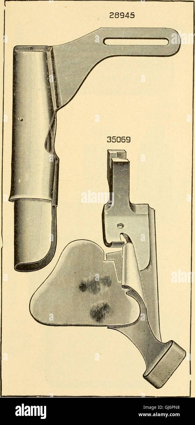 A detailed list of machine parts from a 1922 catalog, providing ...