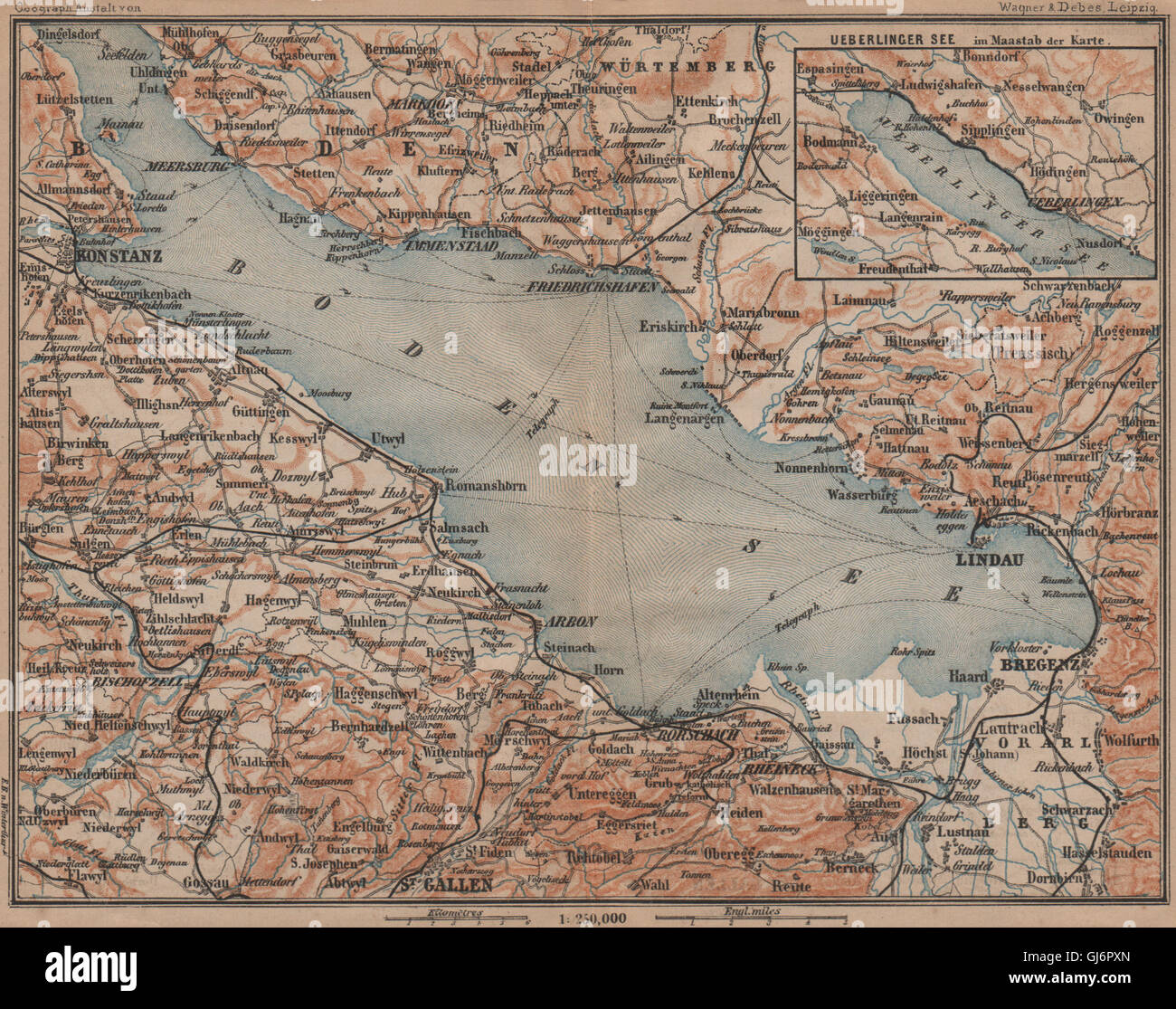 Bregenz map hi-res stock photography and images - Alamy