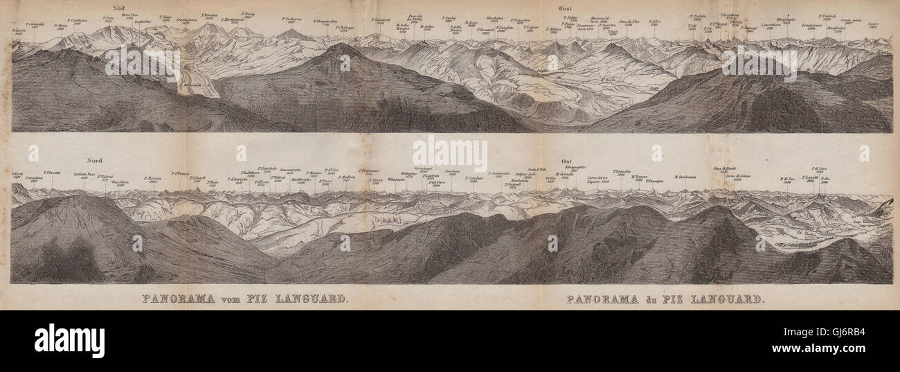 Graubunden map hi-res stock photography and images - Alamy