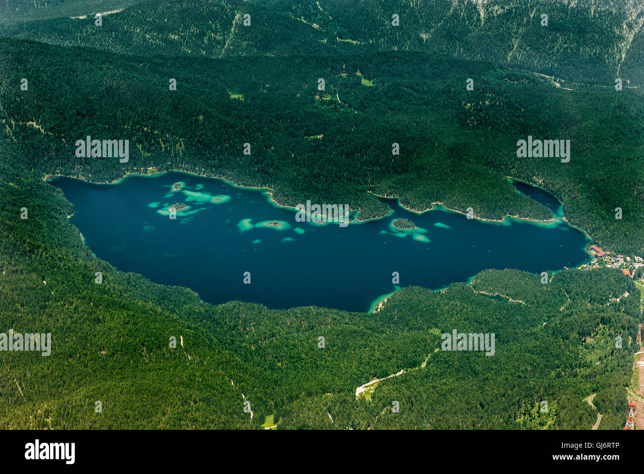 Eibsee lake blick hi-res stock photography and images - Alamy