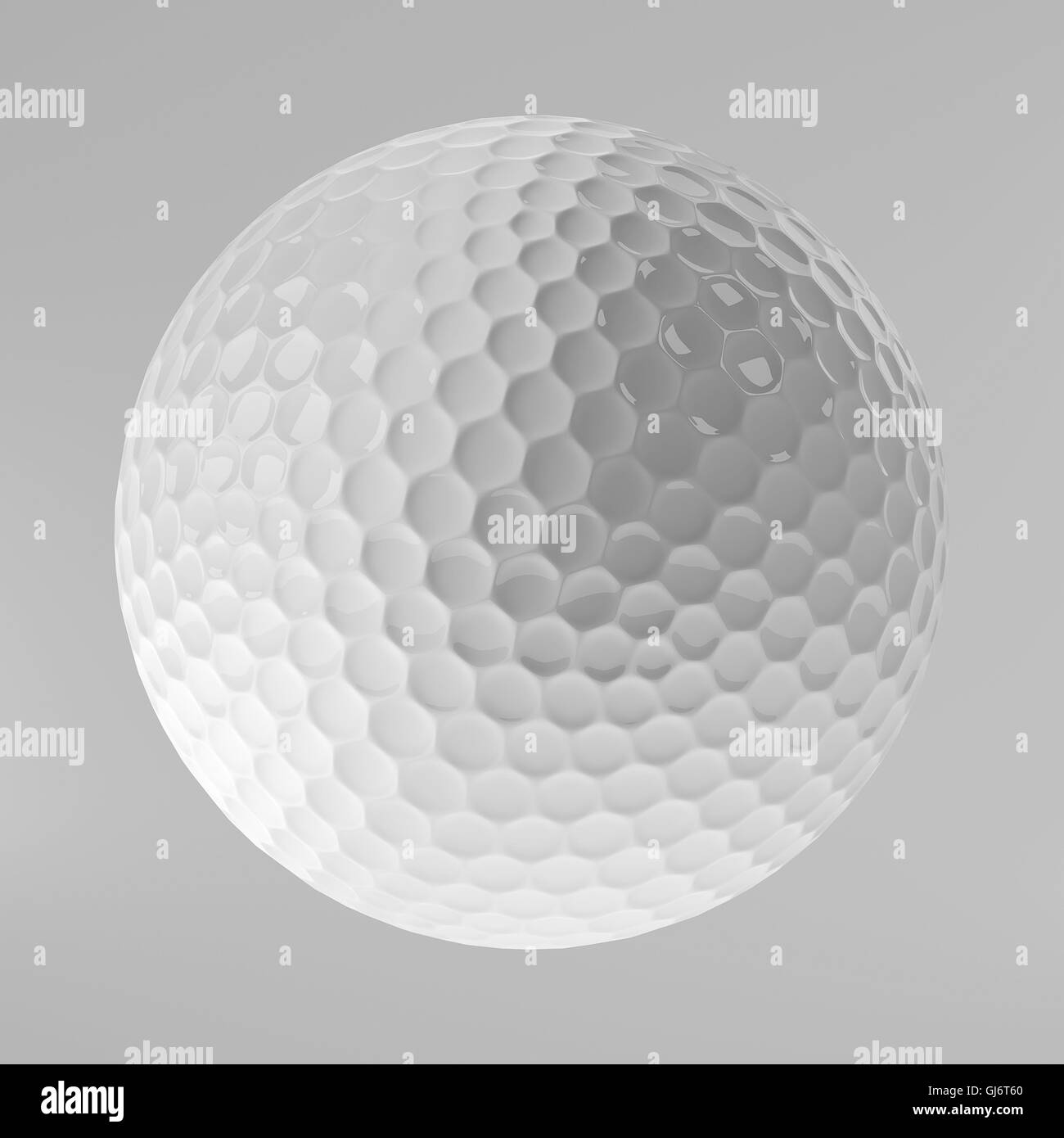 3D rendering of golf ball isolated on white background Stock Photo - Alamy