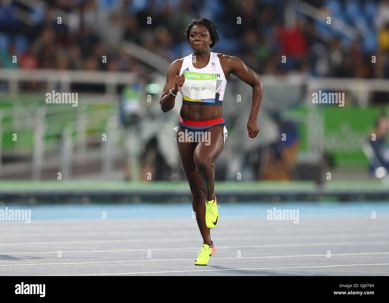 Great Britain's Asha Philip competes in Heat 6 of the Women's 100m ...