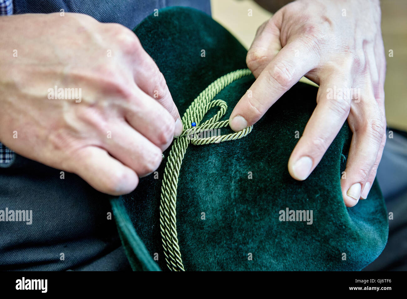 Milliner, craftsman, workshop Stock Photo - Alamy